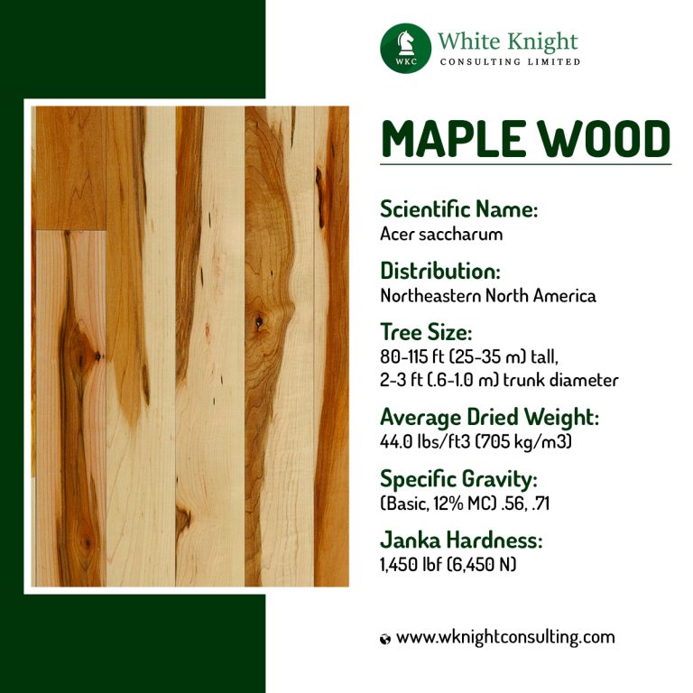 Types of Maple Wood, Properties and Uses : A Complete Guide